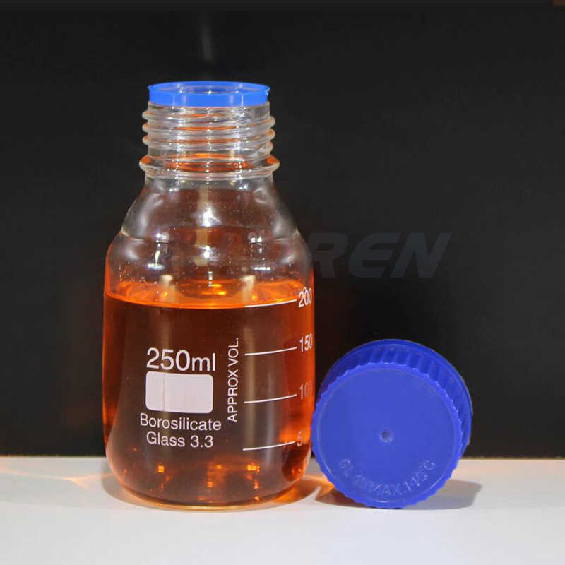 Standard Opening laboratory reagent bottle 250ml GL80 screw cap for ...